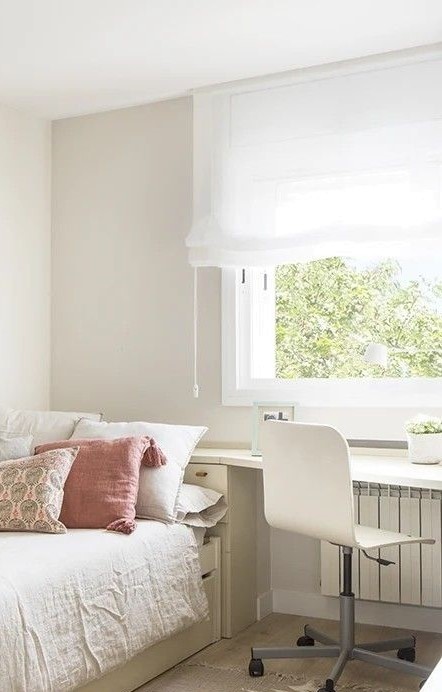 Estore Veneciano - Tejido Mónaco Batiste - Translúcido con Transparencia